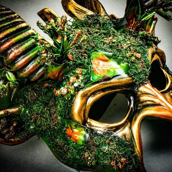 ILOVEMASKS | Accessories | Forest Devil Ram Horns Masquerade Halloween ...
